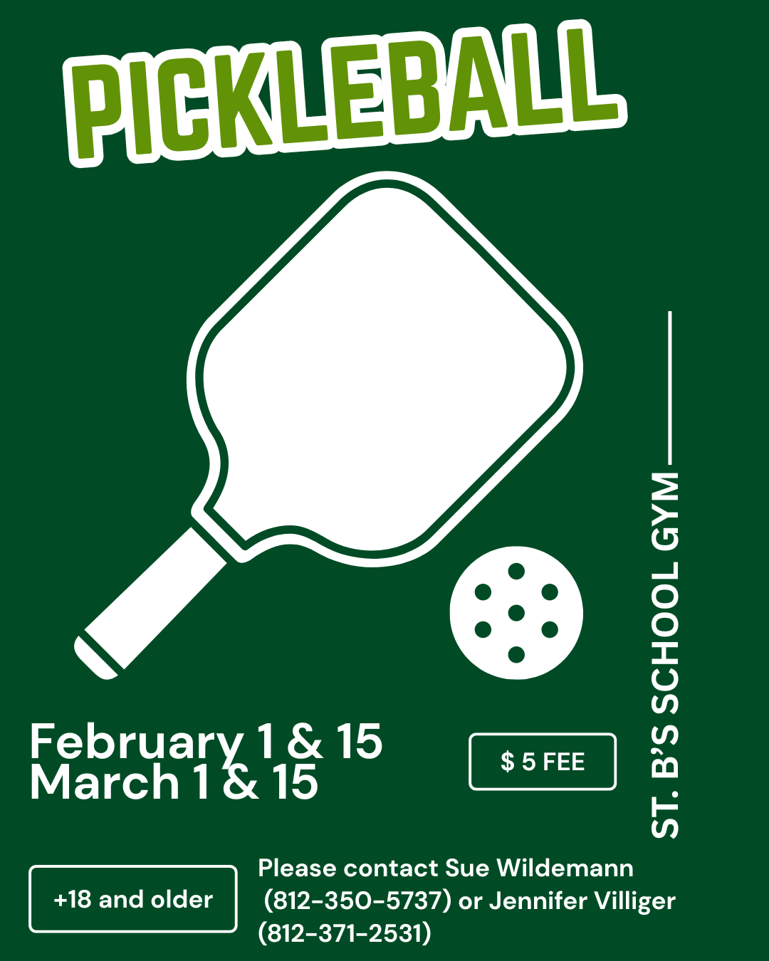 Pickleball February